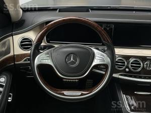 Grey Mercedes-Benz S 500 2014 in Riga, with an engine capacity of 4.70 L and mileage of 121 thousand km for 35990 €, photo 8 on AUTOMOTO.COM.LV