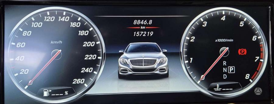 Pelēks Mercedes-Benz S 500 2016 Šauļi, ar dzinēja tilpumu 4.66 L un nobraukumu 157 tūkst. km par 33900 €, foto 29 vietnē AUTOMOTO.COM.LV