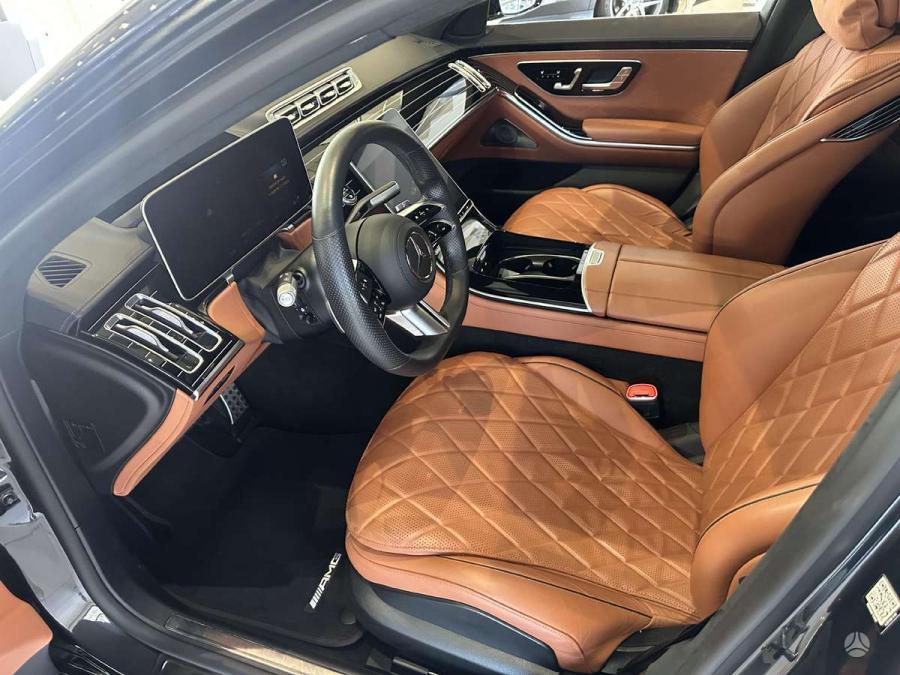 Pelēks Mercedes-Benz S 500 2021 Kauņa, ar dzinēja tilpumu 3.00 L un nobraukumu 50 tūkst. km par 91000 €, foto 5 vietnē AUTOMOTO.COM.LV