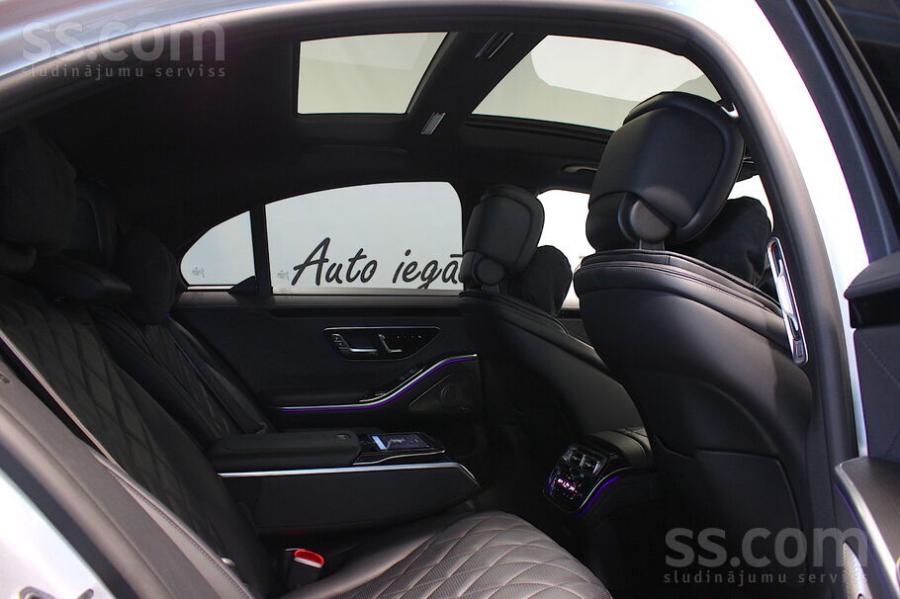Pelēks Mercedes-Benz S 500 2022 Rīga, ar dzinēja tilpumu 3.00 L un nobraukumu 107 tūkst. km par 79500 €, foto 27 vietnē AUTOMOTO.COM.LV