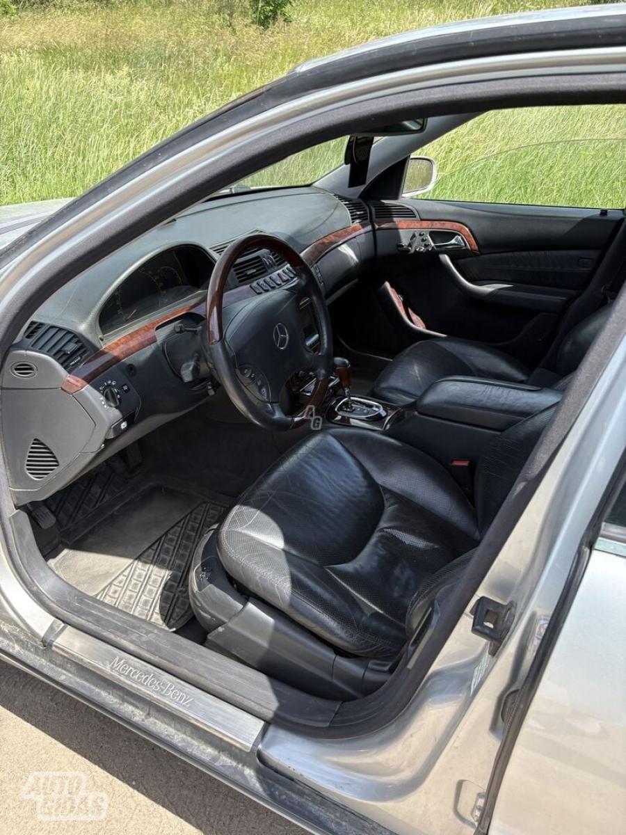 Grey Mercedes-Benz S 500 2026 in Radviliskis, with an engine capacity of 5.00 L and mileage of 300 thousand km for 1300 €, photo 12 on AUTOMOTO.COM.LV
