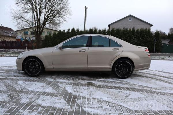 Mercedes-Benz S 500 2006 in Riga, with an engine capacity of 5.50 L and mileage of 183 thousand km for 10490 €, photo 5 on AUTOMOTO.COM.LV