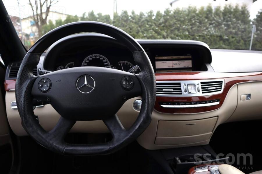 Mercedes-Benz S 500 2006 Rīga, ar dzinēja tilpumu 5.50 L un nobraukumu 183 tūkst. km par 10490 €, foto 17 vietnē AUTOMOTO.COM.LV