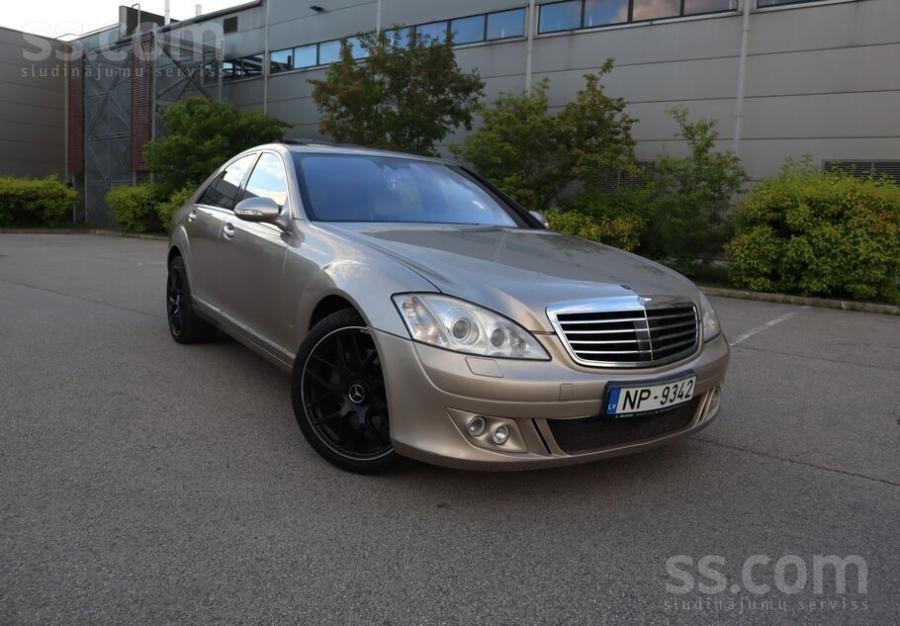 Mercedes-Benz S 500 2006 Rīga, ar dzinēja tilpumu 5.50 L un nobraukumu 184 tūkst. km par 10500 €, foto 1 vietnē AUTOMOTO.COM.LV