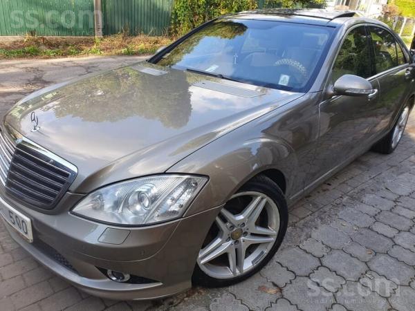 Mercedes-Benz S 500 2009 in Riga, with an engine capacity of 5.50 L and mileage of 143 thousand km for 10500 €, photo 1 on AUTOMOTO.COM.LV