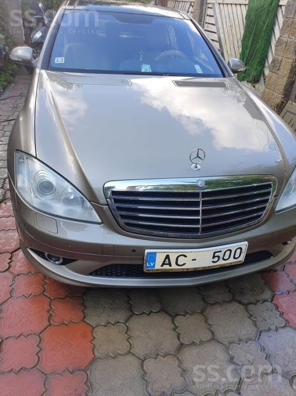 Mercedes-Benz S 500 2009 in Riga, with an engine capacity of 5.50 L and mileage of 143 thousand km for 10500 €, photo 5 on AUTOMOTO.COM.LV