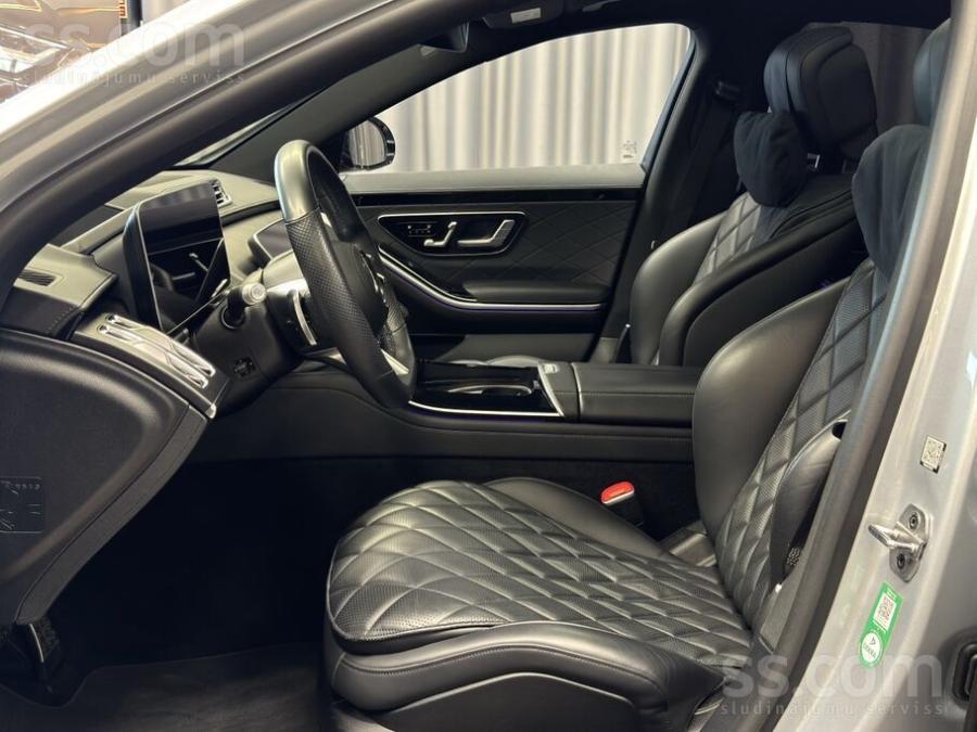 Mercedes-Benz S 500 2022 Rīga, ar dzinēja tilpumu 3.00 L un nobraukumu 106 tūkst. km par 86990 €, foto 11 vietnē AUTOMOTO.COM.LV