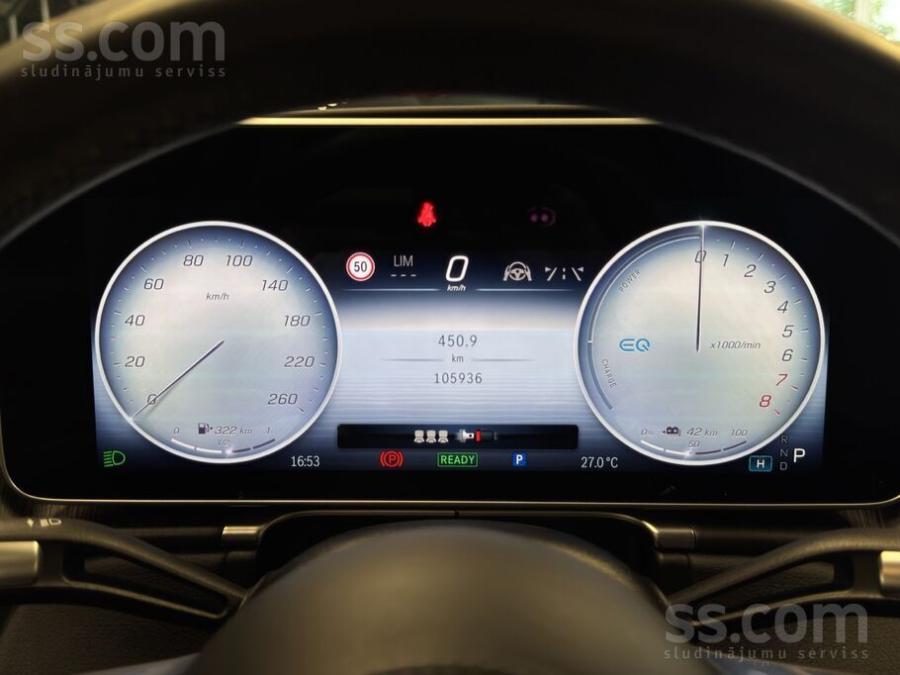 Mercedes-Benz S 500 2022 Rīga, ar dzinēja tilpumu 3.00 L un nobraukumu 106 tūkst. km par 86990 €, foto 18 vietnē AUTOMOTO.COM.LV