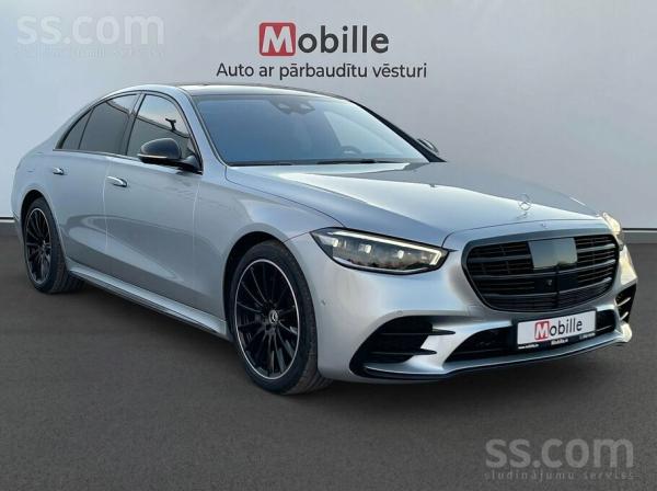 Mercedes-Benz S 500 2022 Rīga, ar dzinēja tilpumu 3.00 L un nobraukumu 102 tūkst. km par 87000 €, foto 1 vietnē AUTOMOTO.COM.LV