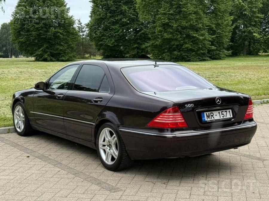 Violets Mercedes-Benz S 500 2002 Rīga, ar dzinēja tilpumu 5.00 L un nobraukumu 168 tūkst. km par 1990 €, foto 6 vietnē AUTOMOTO.COM.LV