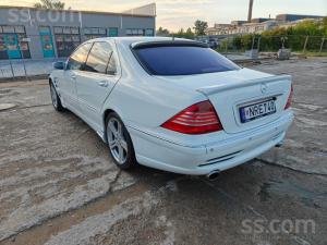Balts Mercedes-Benz S 500 2001 Jelgava, ar dzinēja tilpumu 5.00 L un nobraukumu 199 tūkst. km par 7900 €, foto 4 vietnē AUTOMOTO.COM.LV