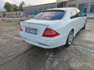 Balts Mercedes-Benz S 500 2001 Jelgava, ar dzinēja tilpumu 5.00 L un nobraukumu 199 tūkst. km par 7900 €, foto 5 vietnē AUTOMOTO.COM.LV
