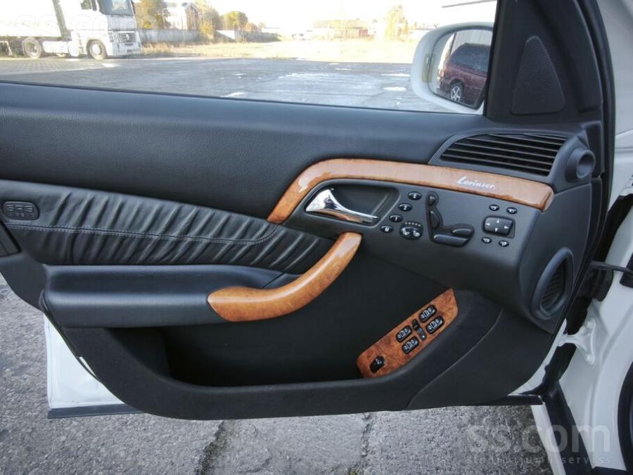 Balts Mercedes-Benz S 500 2001 Jelgava, ar dzinēja tilpumu 5.00 L un nobraukumu 199 tūkst. km par 7900 €, foto 11 vietnē AUTOMOTO.COM.LV