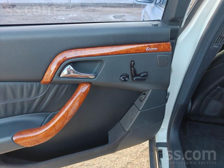 Balts Mercedes-Benz S 500 2001 Jelgava, ar dzinēja tilpumu 5.00 L un nobraukumu 199 tūkst. km par 7900 €, foto 13 vietnē AUTOMOTO.COM.LV