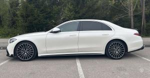 White Mercedes-Benz S 500 2021 in Klaipeda, with an engine capacity of 3.00 L and mileage of 70 thousand km for 72900 €, photo 7 on AUTOMOTO.COM.LV