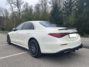 White Mercedes-Benz S 500 2021 in Klaipeda, with an engine capacity of 3.00 L and mileage of 70 thousand km for 72900 €, photo 9 on AUTOMOTO.COM.LV