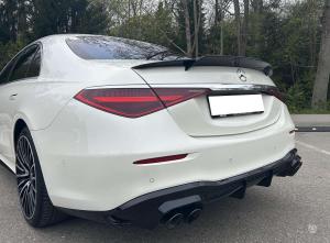 White Mercedes-Benz S 500 2021 in Klaipeda, with an engine capacity of 3.00 L and mileage of 70 thousand km for 72900 €, photo 10 on AUTOMOTO.COM.LV