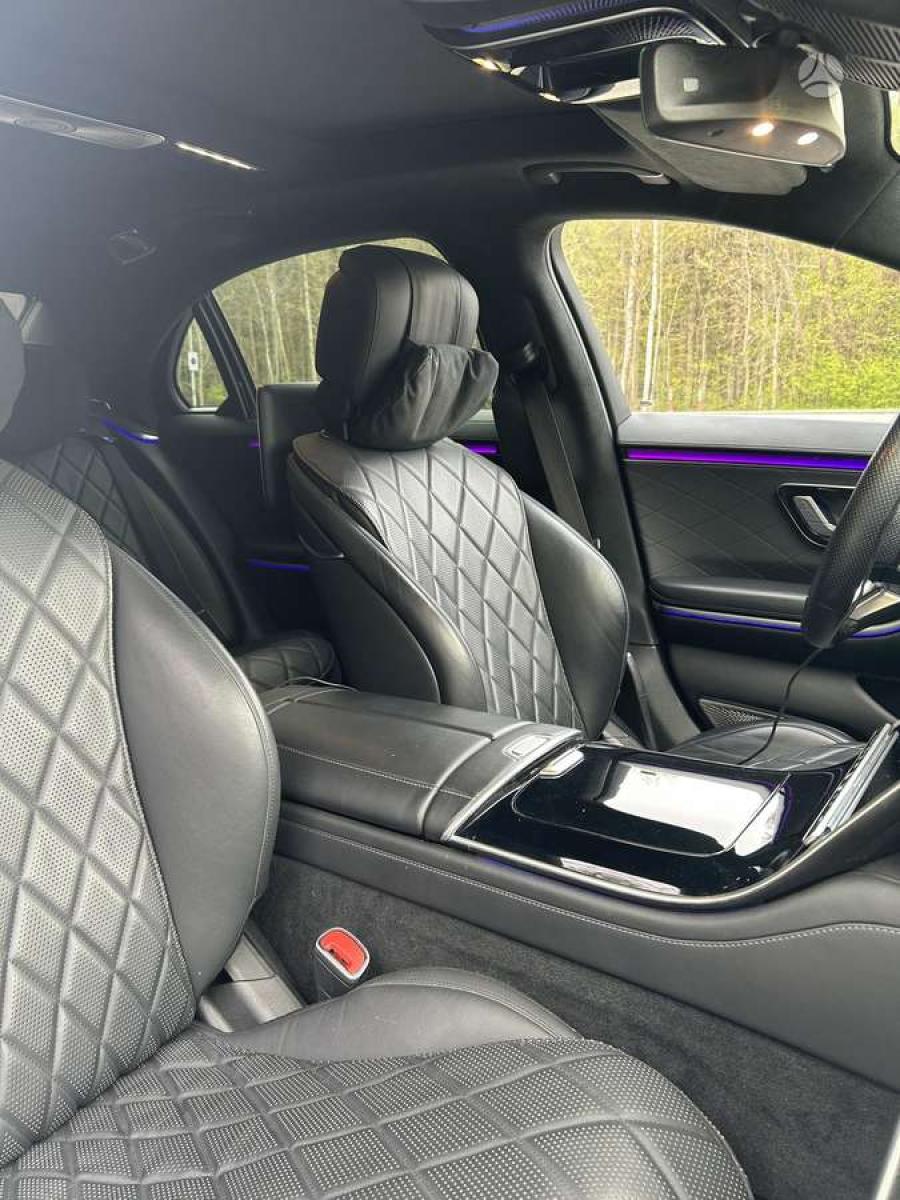 White Mercedes-Benz S 500 2021 in Klaipeda, with an engine capacity of 3.00 L and mileage of 70 thousand km for 72900 €, photo 15 on AUTOMOTO.COM.LV