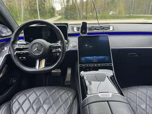 White Mercedes-Benz S 500 2021 in Klaipeda, with an engine capacity of 3.00 L and mileage of 70 thousand km for 72900 €, photo 16 on AUTOMOTO.COM.LV