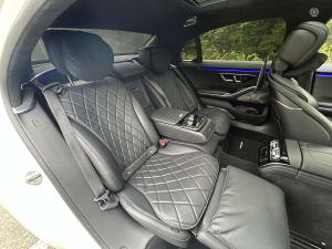 White Mercedes-Benz S 500 2021 in Klaipeda, with an engine capacity of 3.00 L and mileage of 70 thousand km for 72900 €, photo 20 on AUTOMOTO.COM.LV