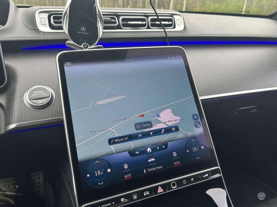 White Mercedes-Benz S 500 2021 in Klaipeda, with an engine capacity of 3.00 L and mileage of 70 thousand km for 72900 €, photo 27 on AUTOMOTO.COM.LV