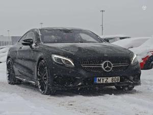 Black Mercedes-Benz s-550 2015 in Vilnius, with an engine capacity of 4.70 L and mileage of 99 thousand km for 39500 €, photo  on AUTOMOTO.COM.LV