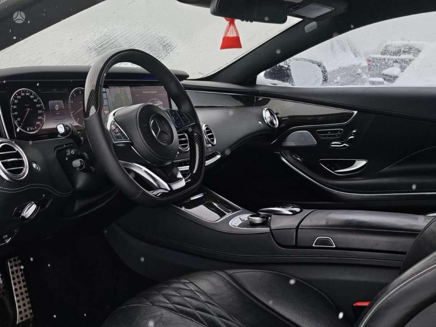 Black Mercedes-Benz s-550 2015 in Vilnius, with an engine capacity of 4.70 L and mileage of 99 thousand km for 39500 €, photo 9 on AUTOMOTO.COM.LV