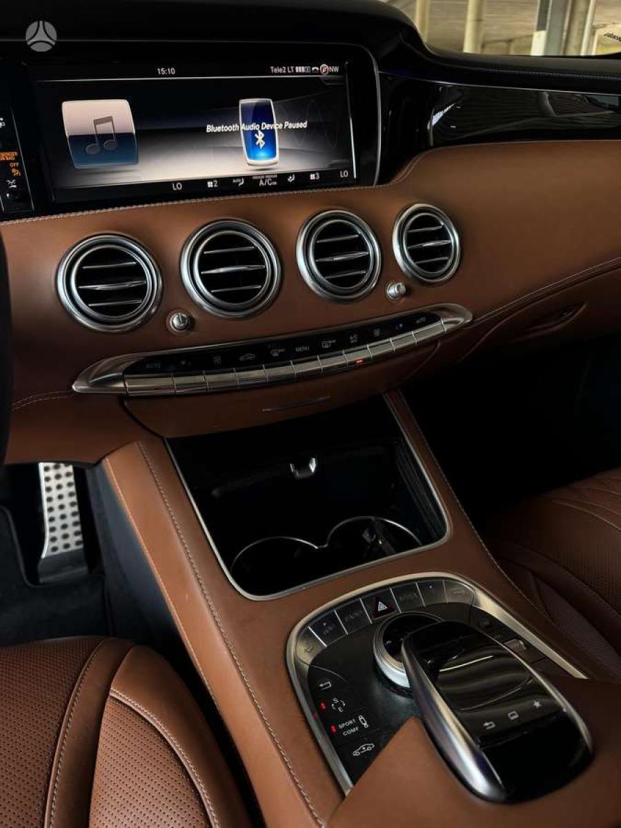 Black Mercedes-Benz s-550 2016 in Kaunas, with an engine capacity of 0.00 L and mileage of 139 thousand km for 37500 €, photo 9 on AUTOMOTO.COM.LV