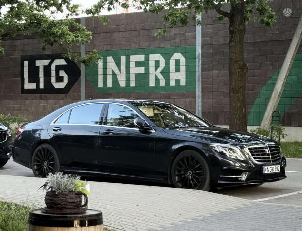 Black Mercedes-Benz s-550 2015 in Mazeikiai, with an engine capacity of 4.66 L and mileage of 117 thousand km for 31500 €, photo 5 on AUTOMOTO.COM.LV