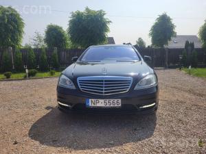 Black Mercedes-Benz s-550 2010 in Jelgava, with an engine capacity of 5.50 L and mileage of 349 thousand km for 11300 €, photo  on AUTOMOTO.COM.LV