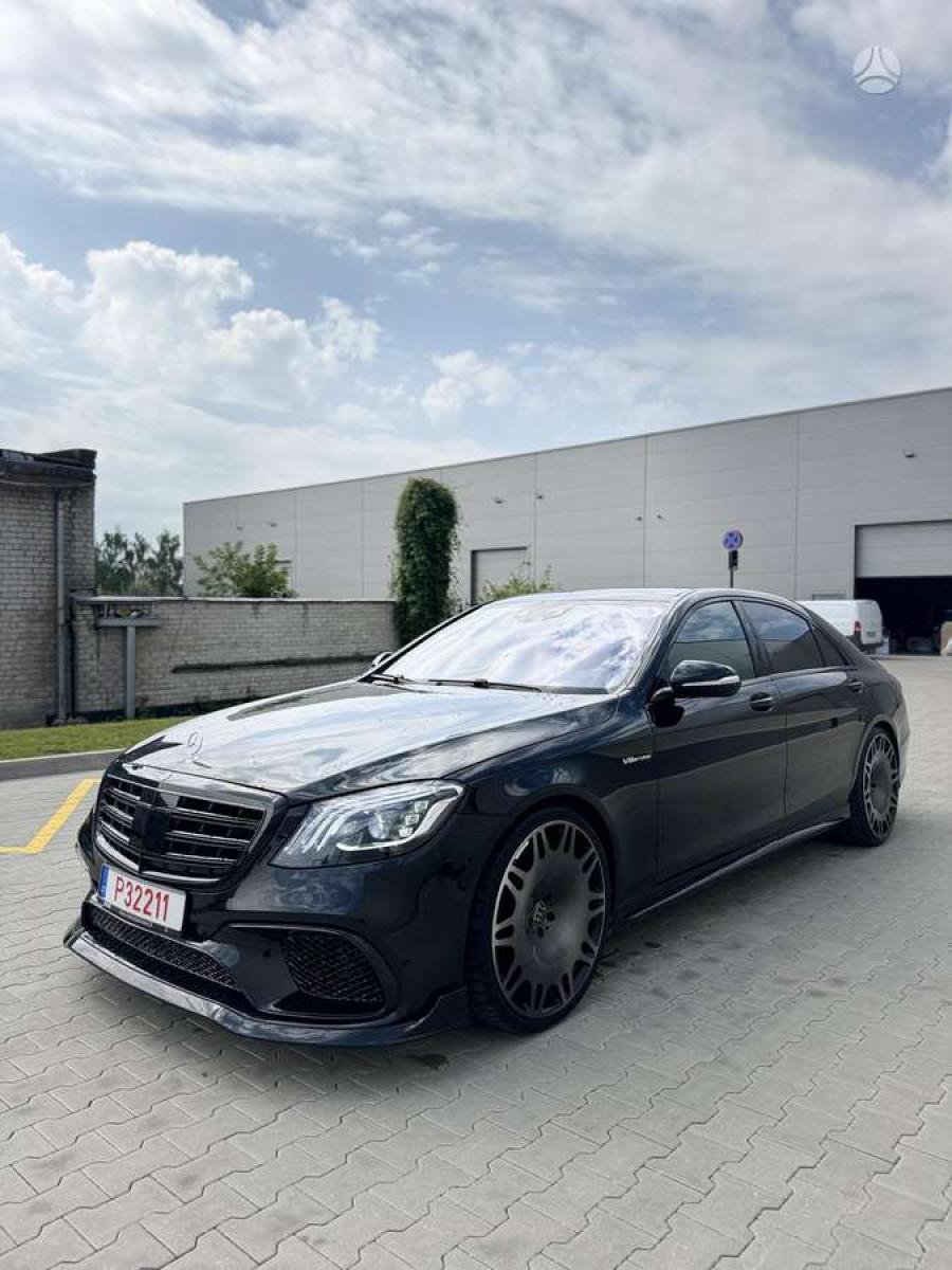Melns Mercedes-Benz s-550 2014 Viļņa, ar dzinēja tilpumu 4.70 L un nobraukumu 210 tūkst. km par 28000 €, foto 1 vietnē AUTOMOTO.COM.LV