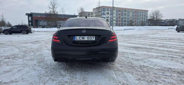 Black Mercedes-Benz s-550 2015 in Siauliai, with an engine capacity of 4.66 L and mileage of 58 thousand km for 49900 €, photo 6 on AUTOMOTO.COM.LV