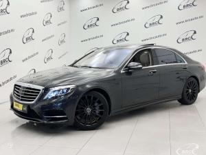 Melns Mercedes-Benz s-550 2015 Viļņa, ar dzinēja tilpumu 4.66 L un nobraukumu 120 tūkst. km par 24400 €, foto  vietnē AUTOMOTO.COM.LV