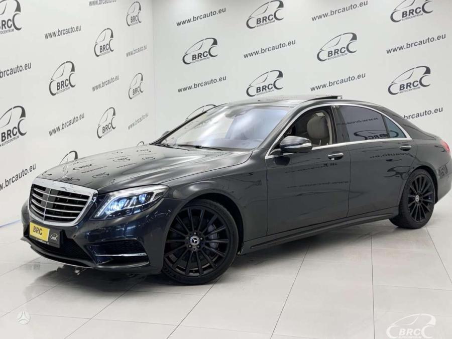 Melns Mercedes-Benz s-550 2015 Viļņa, ar dzinēja tilpumu 4.66 L un nobraukumu 120 tūkst. km par 24400 €, foto 1 vietnē AUTOMOTO.COM.LV