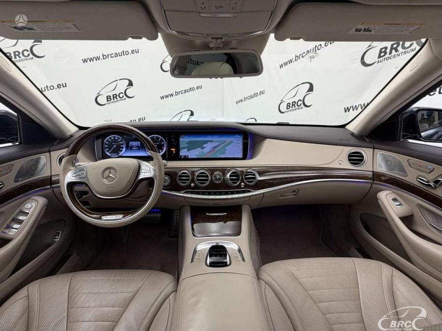 Melns Mercedes-Benz s-550 2015 Viļņa, ar dzinēja tilpumu 4.66 L un nobraukumu 120 tūkst. km par 24400 €, foto 5 vietnē AUTOMOTO.COM.LV