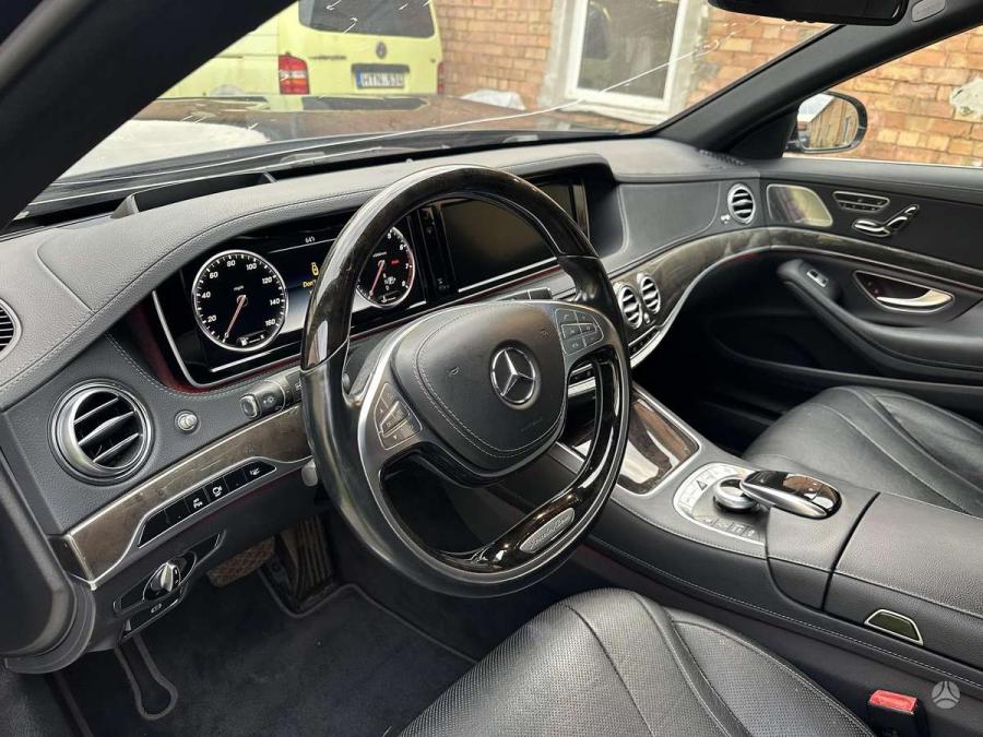Melns Mercedes-Benz s-550 2015 Šauļi, ar dzinēja tilpumu 4.70 L un nobraukumu 167 tūkst. km par 14800 €, foto 11 vietnē AUTOMOTO.COM.LV