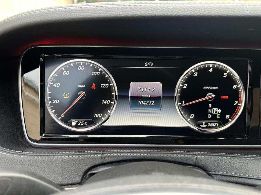 Melns Mercedes-Benz s-550 2015 Šauļi, ar dzinēja tilpumu 4.70 L un nobraukumu 167 tūkst. km par 14800 €, foto 12 vietnē AUTOMOTO.COM.LV