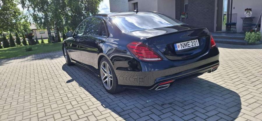 Melns Mercedes-Benz s-550 2016 Plungė, ar dzinēja tilpumu 4.70 L un nobraukumu 142 tūkst. km par 29800 €, foto 5 vietnē AUTOMOTO.COM.LV