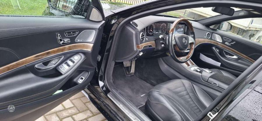 Melns Mercedes-Benz s-550 2016 Plungė, ar dzinēja tilpumu 4.70 L un nobraukumu 142 tūkst. km par 29800 €, foto 9 vietnē AUTOMOTO.COM.LV