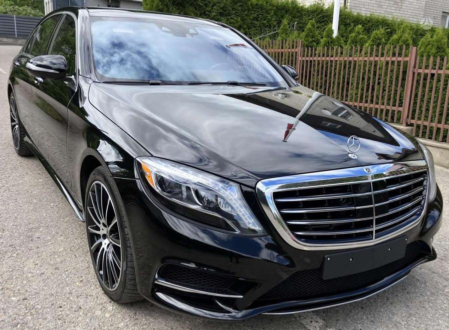 Melns Mercedes-Benz s-550 2017 Kauņa, ar dzinēja tilpumu 4.70 L un nobraukumu 154 tūkst. km par 35900 €, foto 3 vietnē AUTOMOTO.COM.LV