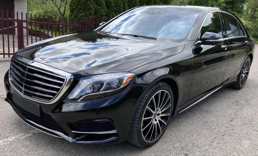 Melns Mercedes-Benz s-550 2017 Kauņa, ar dzinēja tilpumu 4.70 L un nobraukumu 154 tūkst. km par 35900 €, foto 4 vietnē AUTOMOTO.COM.LV