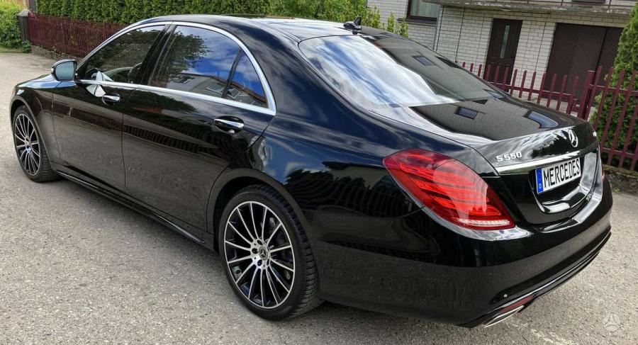 Melns Mercedes-Benz s-550 2017 Kauņa, ar dzinēja tilpumu 4.70 L un nobraukumu 154 tūkst. km par 35900 €, foto 6 vietnē AUTOMOTO.COM.LV
