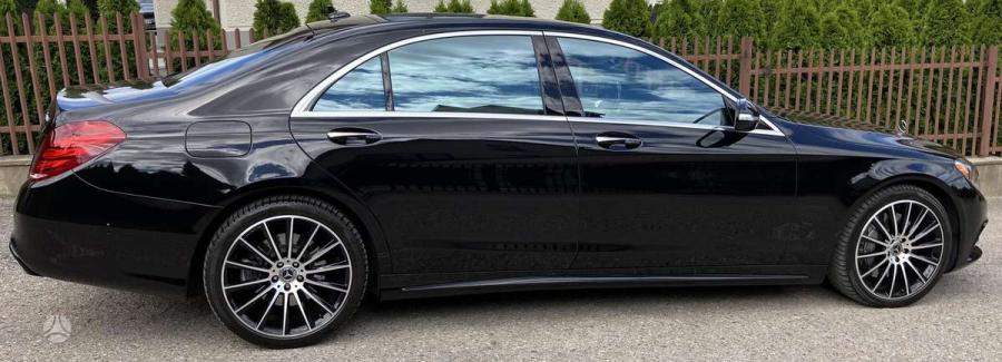 Melns Mercedes-Benz s-550 2017 Kauņa, ar dzinēja tilpumu 4.70 L un nobraukumu 154 tūkst. km par 35900 €, foto 7 vietnē AUTOMOTO.COM.LV