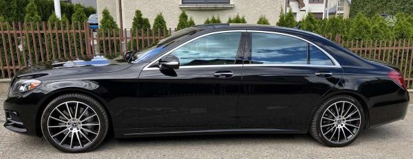 Black Mercedes-Benz s-550 2017 in Kaunas, with an engine capacity of 4.70 L and mileage of 154 thousand km for 35900 €, photo 8 on AUTOMOTO.COM.LV