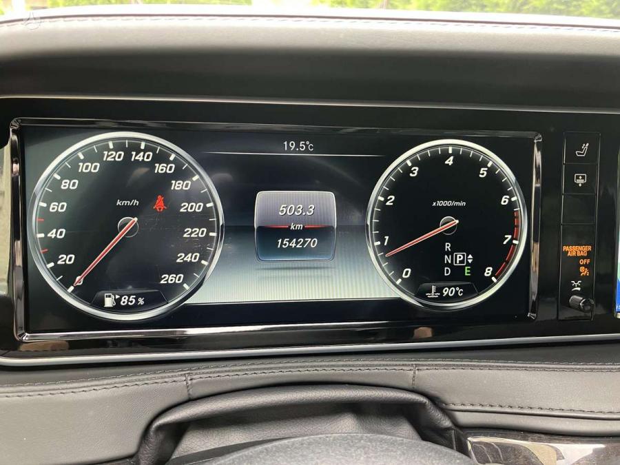 Melns Mercedes-Benz s-550 2017 Kauņa, ar dzinēja tilpumu 4.70 L un nobraukumu 154 tūkst. km par 35900 €, foto 14 vietnē AUTOMOTO.COM.LV