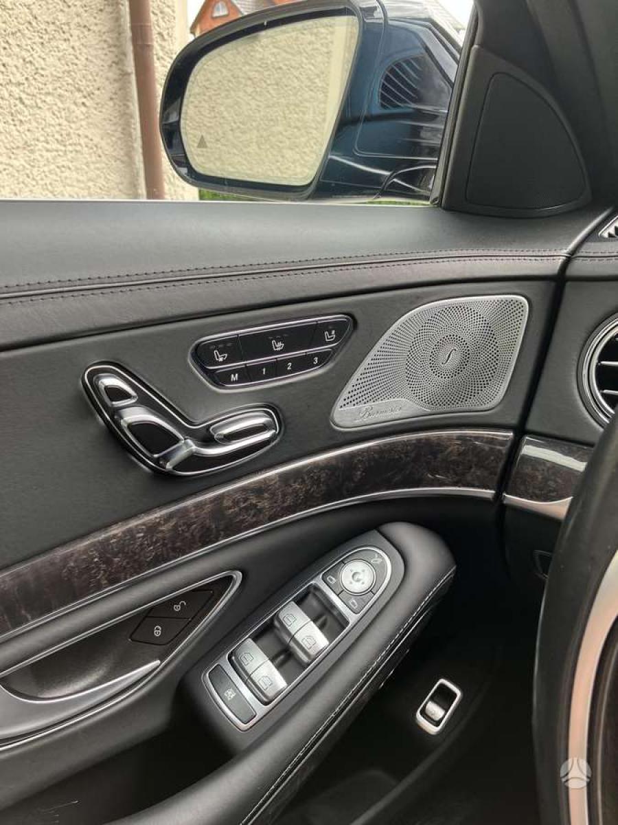 Melns Mercedes-Benz s-550 2017 Kauņa, ar dzinēja tilpumu 4.70 L un nobraukumu 154 tūkst. km par 35900 €, foto 16 vietnē AUTOMOTO.COM.LV