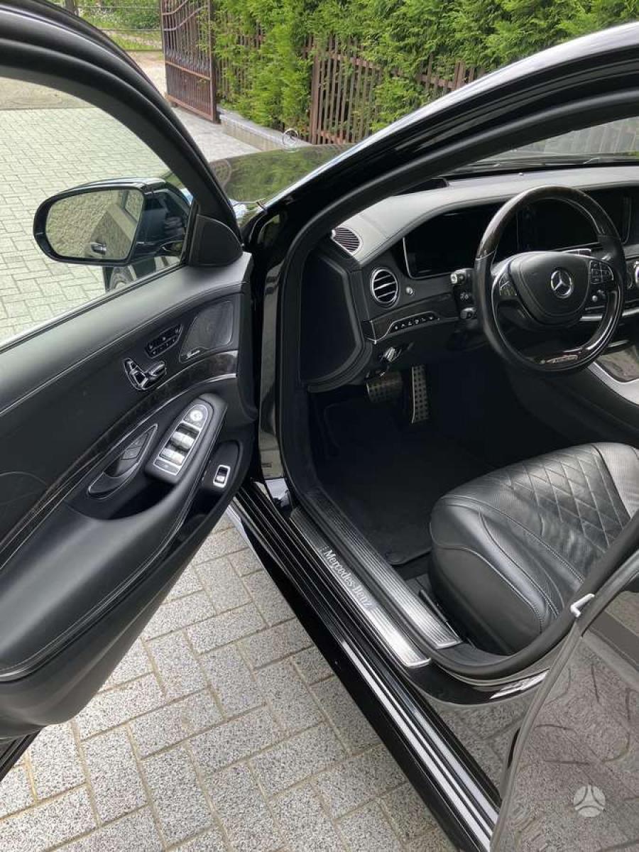 Melns Mercedes-Benz s-550 2017 Kauņa, ar dzinēja tilpumu 4.70 L un nobraukumu 154 tūkst. km par 35900 €, foto 18 vietnē AUTOMOTO.COM.LV