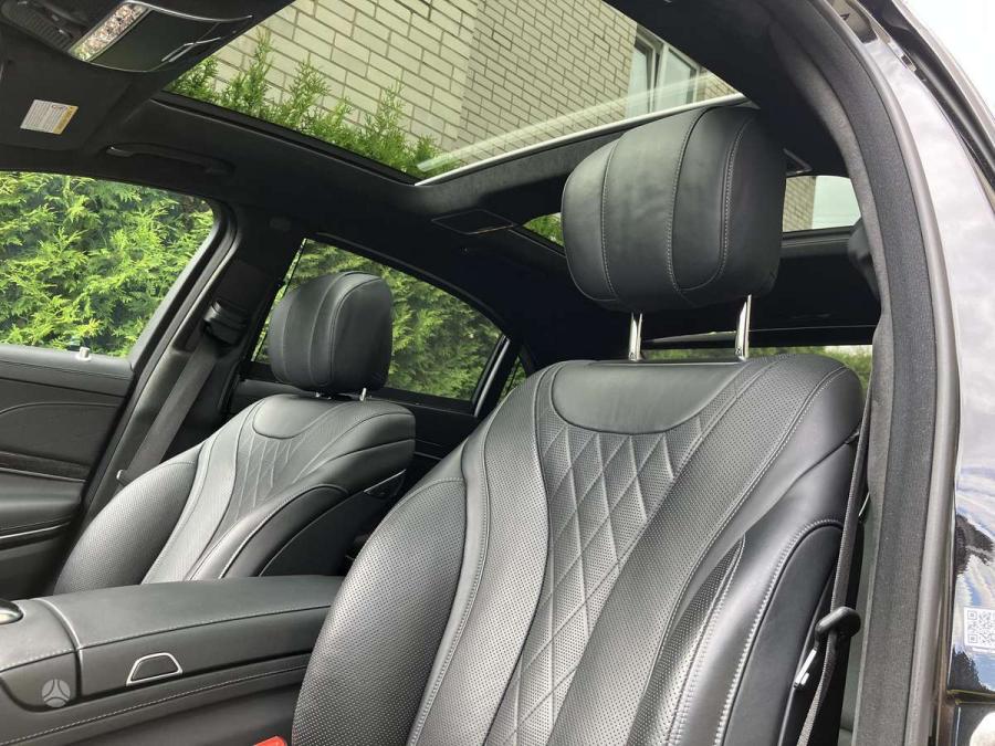 Melns Mercedes-Benz s-550 2017 Kauņa, ar dzinēja tilpumu 4.70 L un nobraukumu 154 tūkst. km par 35900 €, foto 21 vietnē AUTOMOTO.COM.LV