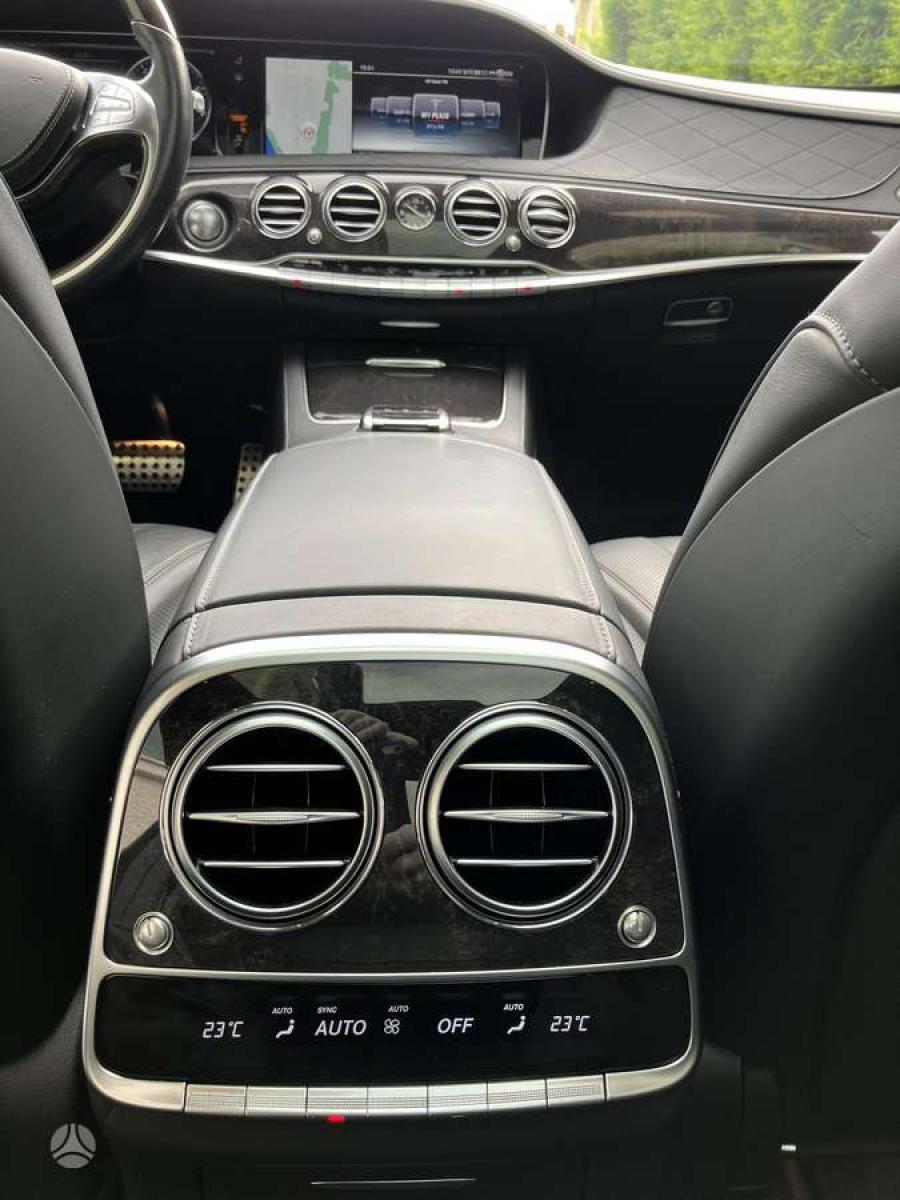 Melns Mercedes-Benz s-550 2017 Kauņa, ar dzinēja tilpumu 4.70 L un nobraukumu 154 tūkst. km par 35900 €, foto 23 vietnē AUTOMOTO.COM.LV