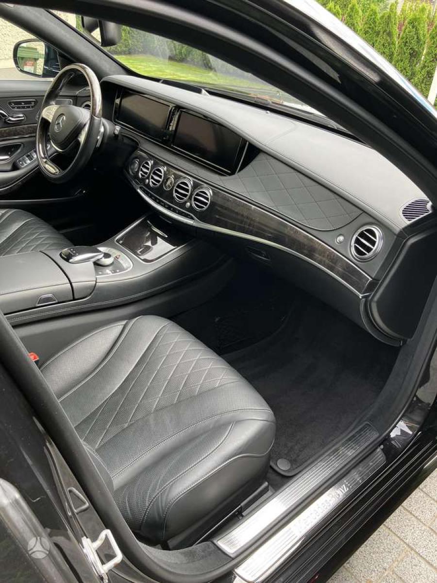 Melns Mercedes-Benz s-550 2017 Kauņa, ar dzinēja tilpumu 4.70 L un nobraukumu 154 tūkst. km par 35900 €, foto 27 vietnē AUTOMOTO.COM.LV